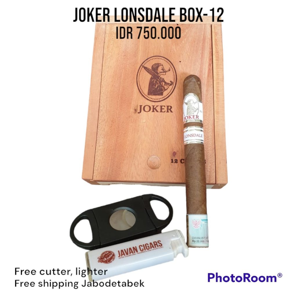 Joker Lonsdale (Box isi 12) Cerutu Indonesia Premium Cigar - Free ...