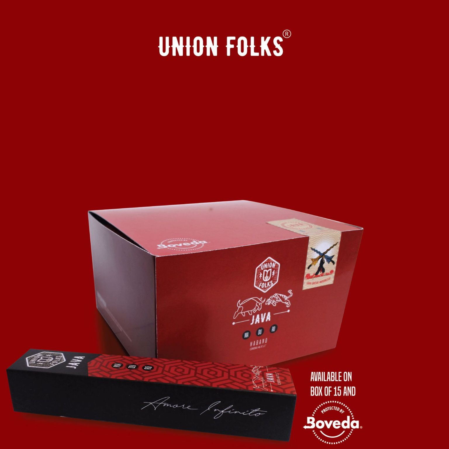 Cerutu Union Folks Java Maduro (Box-15) Cerutu Indonesia Premium ...