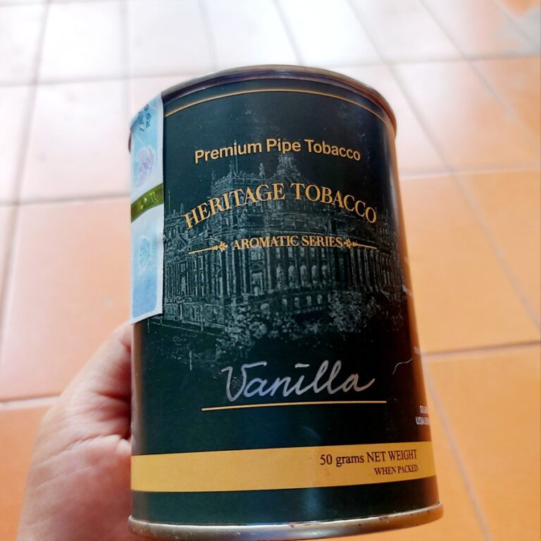 Heritage Vanilla Virginia Cavendish Pipe Tobacco (Tin 50 g) Tembakau ...